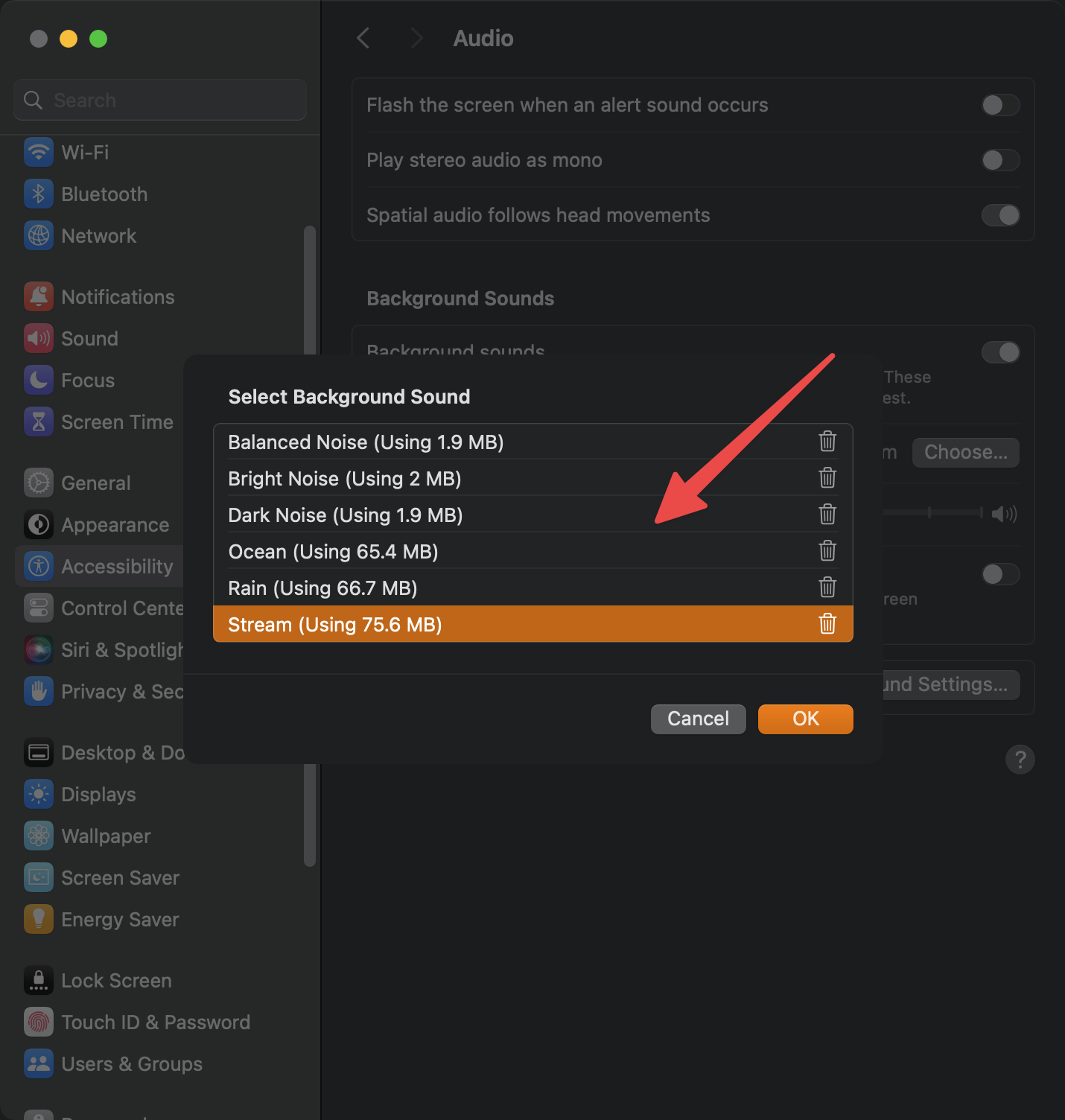 Background Sounds on Mac and iPhone/iPad - A Fun and Relaxing Feature - 24 Rows
